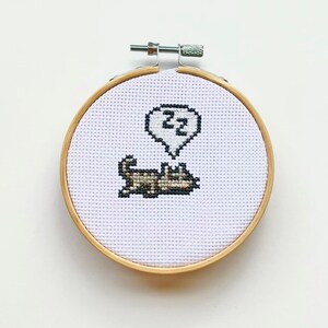 Stardew Cross Stitch PATTERN SET ~ Trash Bear, Sploot Cats, Thought ...