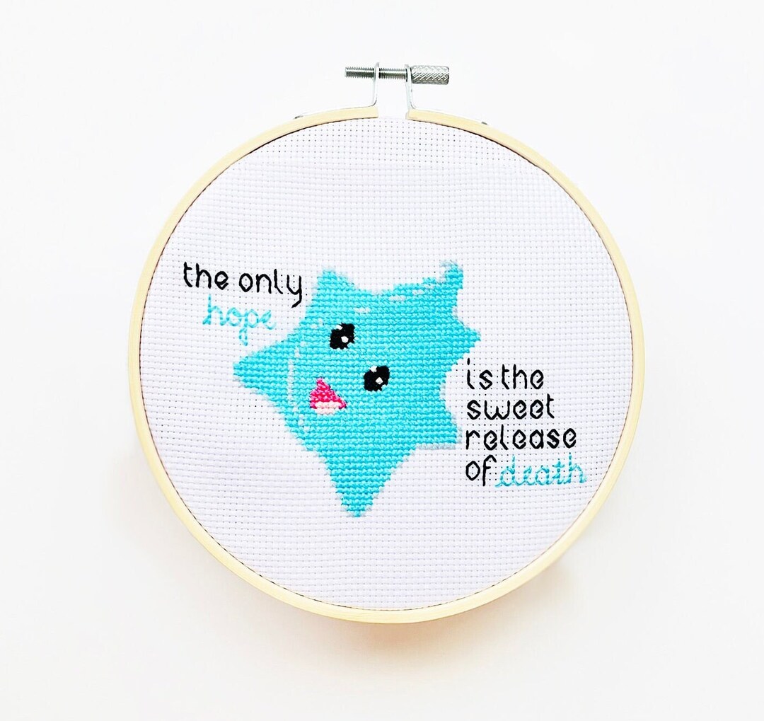 Lumalee~cross Stitch Pattern~the Only Hope is the Sweet Release of ...