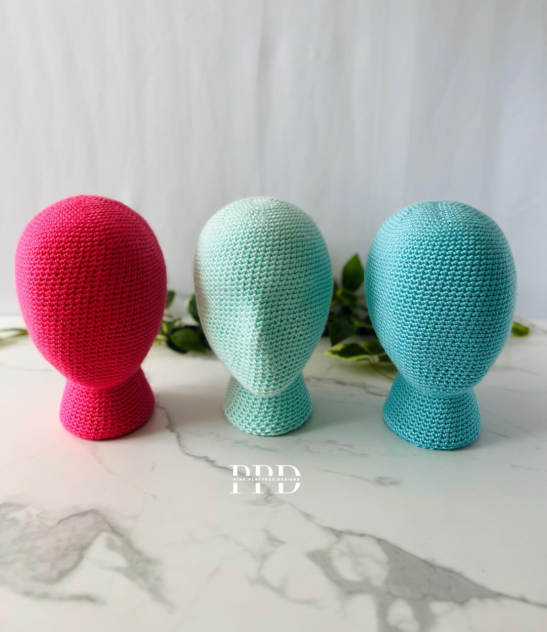 Head Form/mannequin Crochet PATTERN - 2 Designs - PDF (digital Download ...