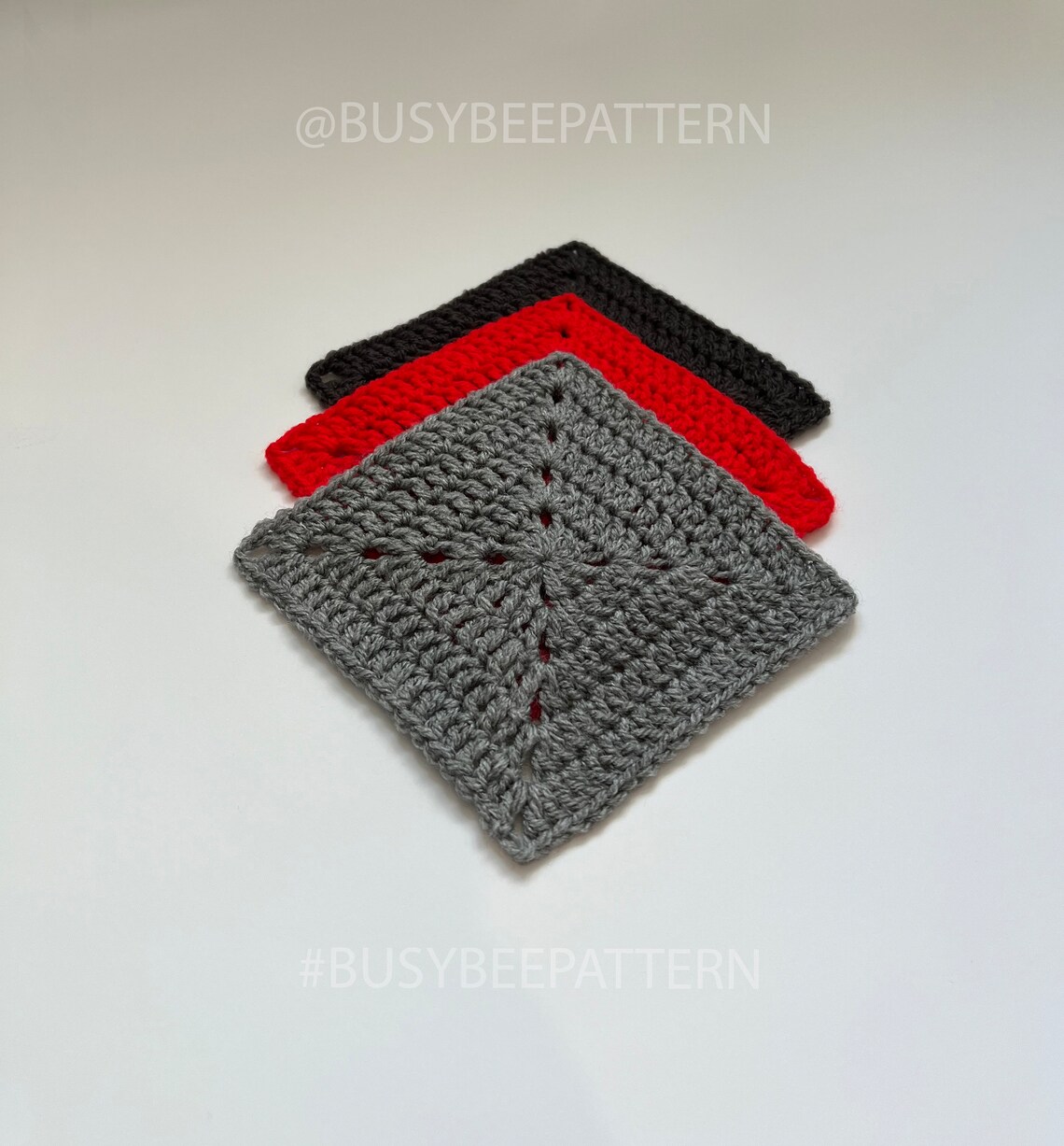 Basic Granny Square Crochet Patternsimplepartial Graph - Etsy Canada