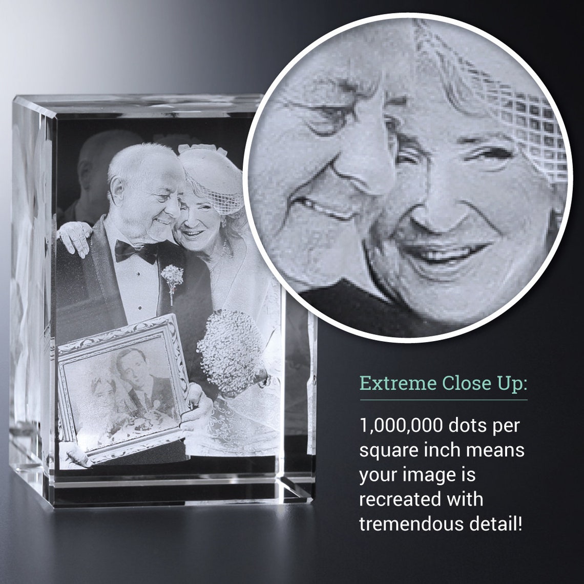 Mother's 3D Crystal Photo Gift Crystal Personalized Gift - Etsy