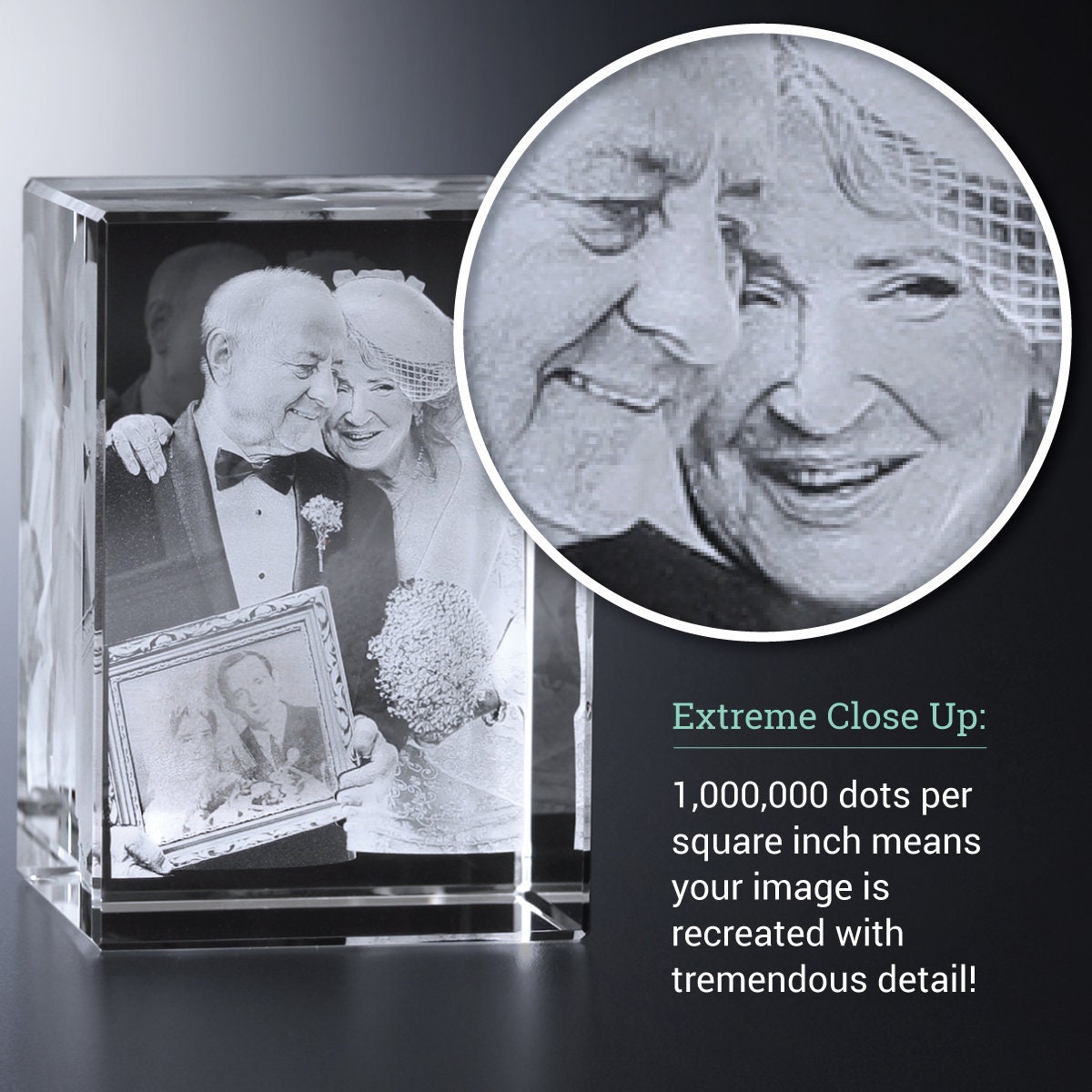 3D Tower portrait Crystal Laser Engraved With Your Custom - Etsy