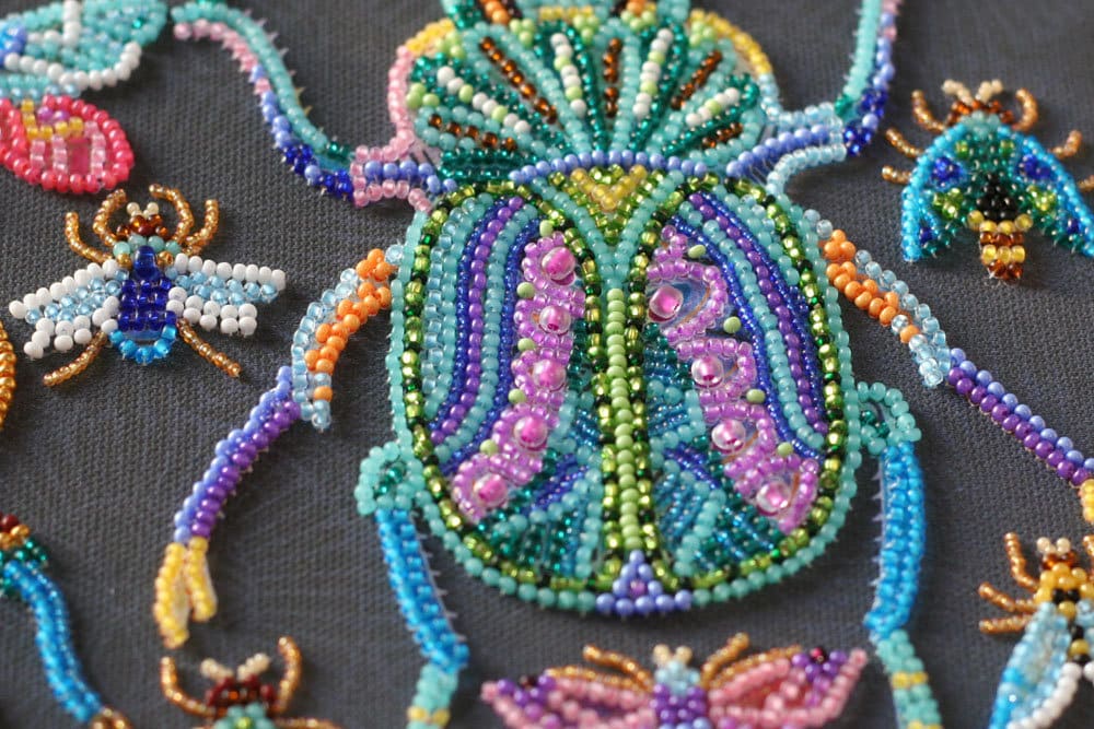DIY Bead Embroidery Kit Beetles, GIFT Size: 9.4"×13" (24×33 Cm) - Etsy ...