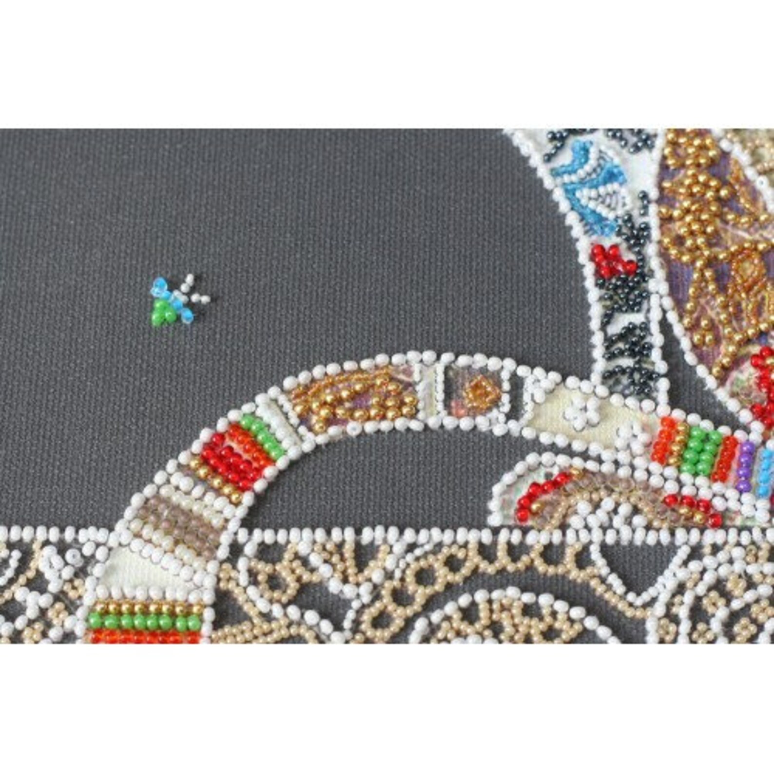 DIY Bead Embroidery Kit Cat and Butterfly, GIFT Size: 9.8"×15.3" (25×35 ...