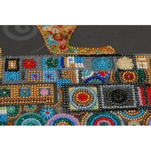 DIY Bead Embroidery Kit Cat Size: 9.8"х14.1" (25x36 Cm), GIFT - Etsy