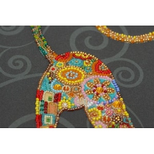 DIY Bead Embroidery Kit Cat Size: 9.8"х14.1" (25x36 Cm), GIFT - Etsy