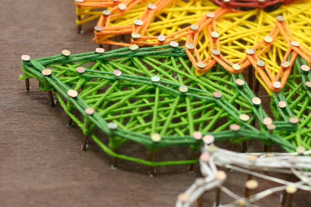 String Art Set Flower - Sunflower Size: 7.5