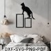 Laser Cut Cat Vector Files, Cat Dxf, Cat Silhouette, Cat Svg Home Decor ...