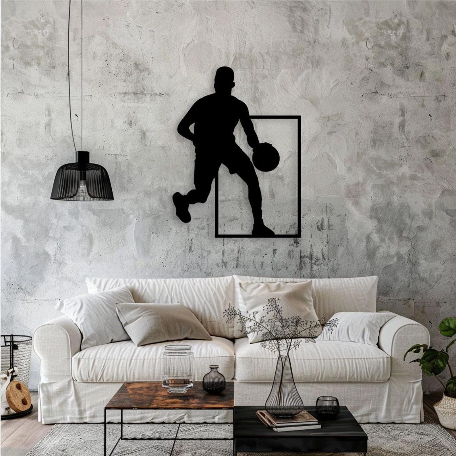 Basketball Laser Cut Wall Art Svg, Basketball Player Svg Laser Cut ...