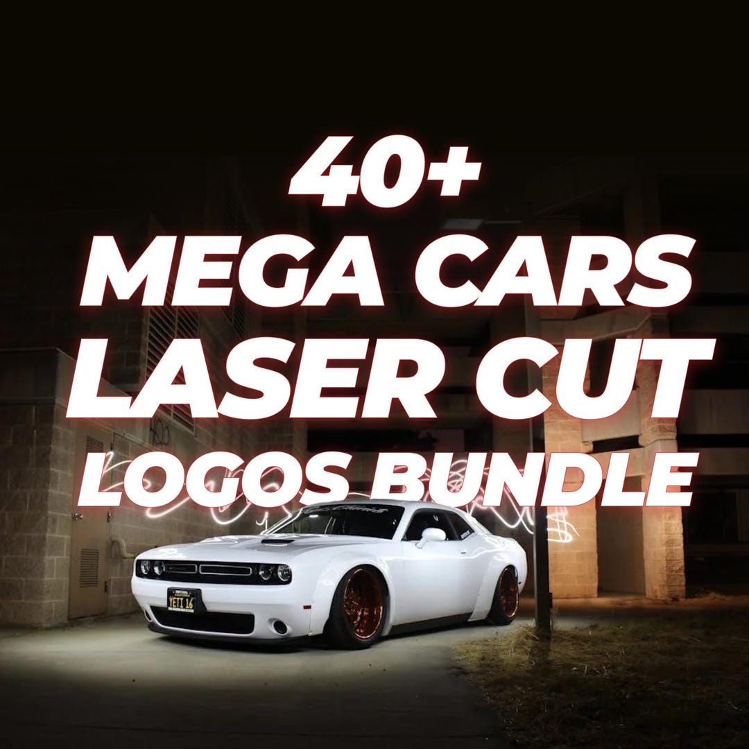 Car Logo Bundle Laser Cutting Files Mega Bundle Svg Dxf Png Cnc ...