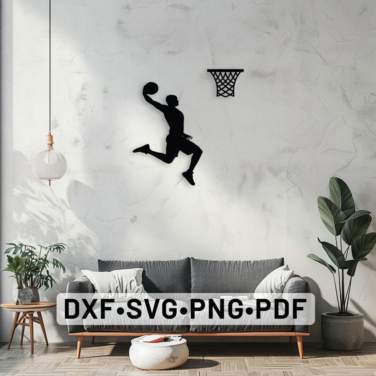 Basketball Wall Art Laser Cut Wall Art Svg, Basketball Svg Laser Cut ...