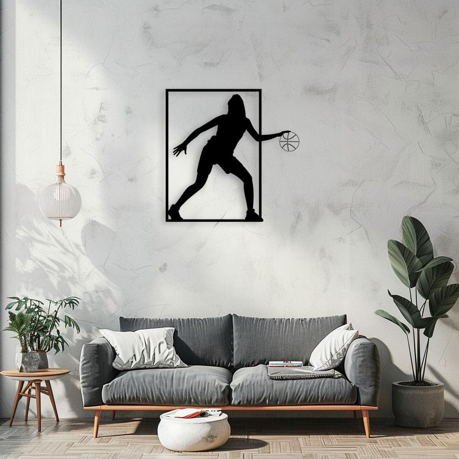 Girl Basketball Svg Laser Cut Files Dxf, Basketball Wall Art Laser Cut ...