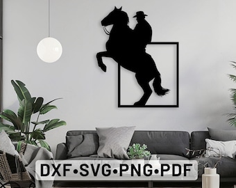 Cowboy Whip CNC Router Vinyl Cut Sticker, Cowboys Laser Cut Dxf ...