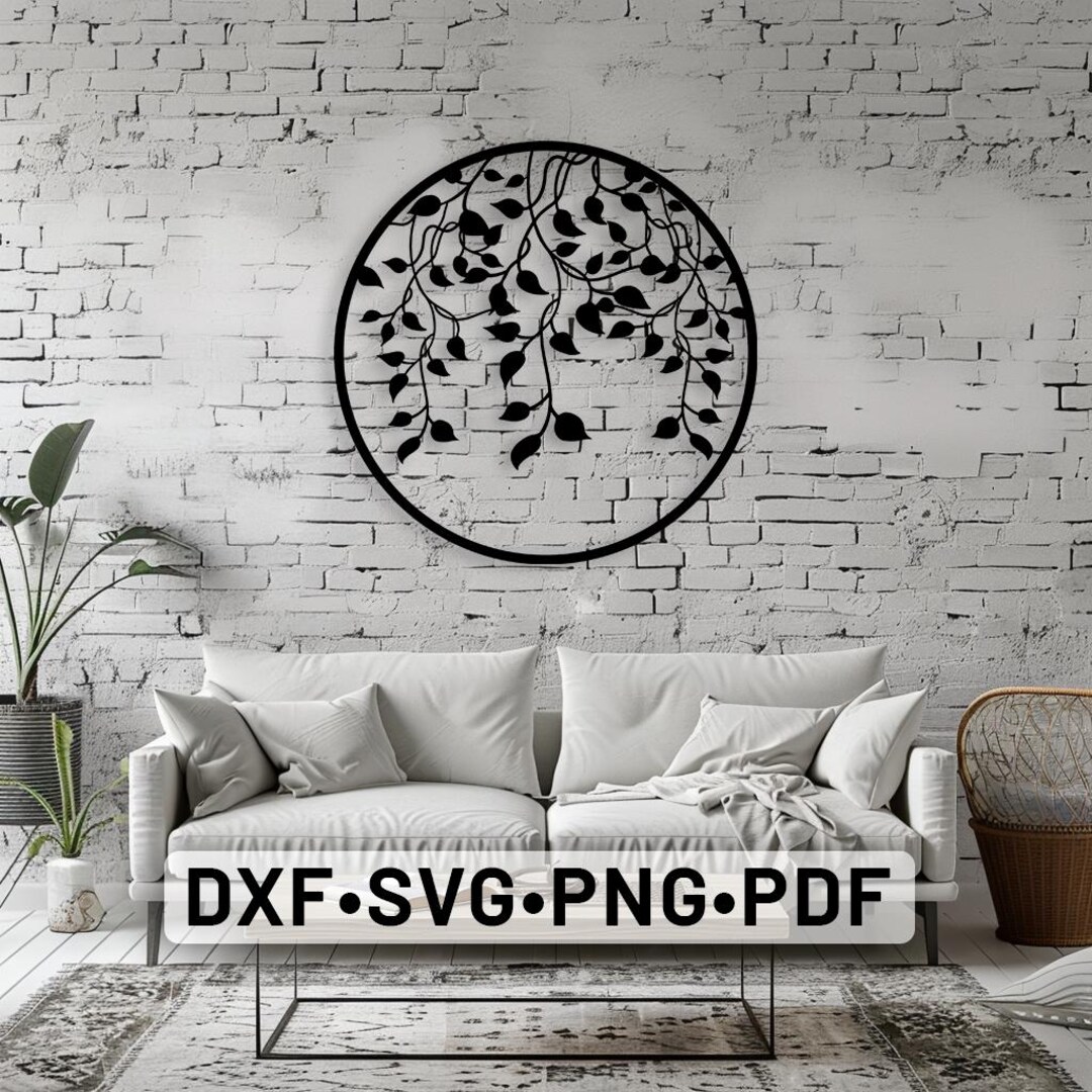 Leaf Wood Wall Art DXF Leaf SVG, Leaves Silhouette Svg, Leaf Dxf ...