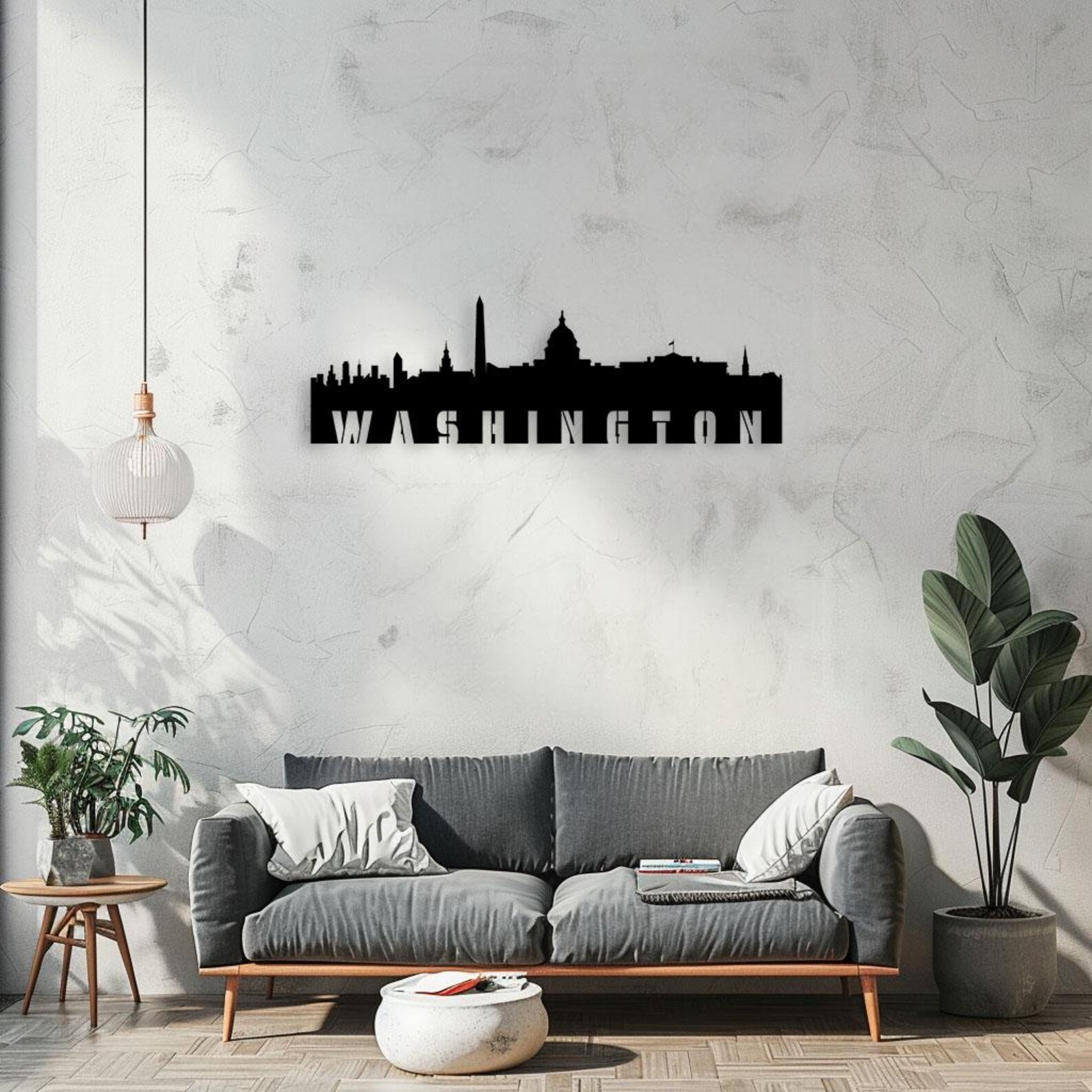 City Skyline Silhouette Wall Art Dxf Svg Washington Dxf New York Dxf ...