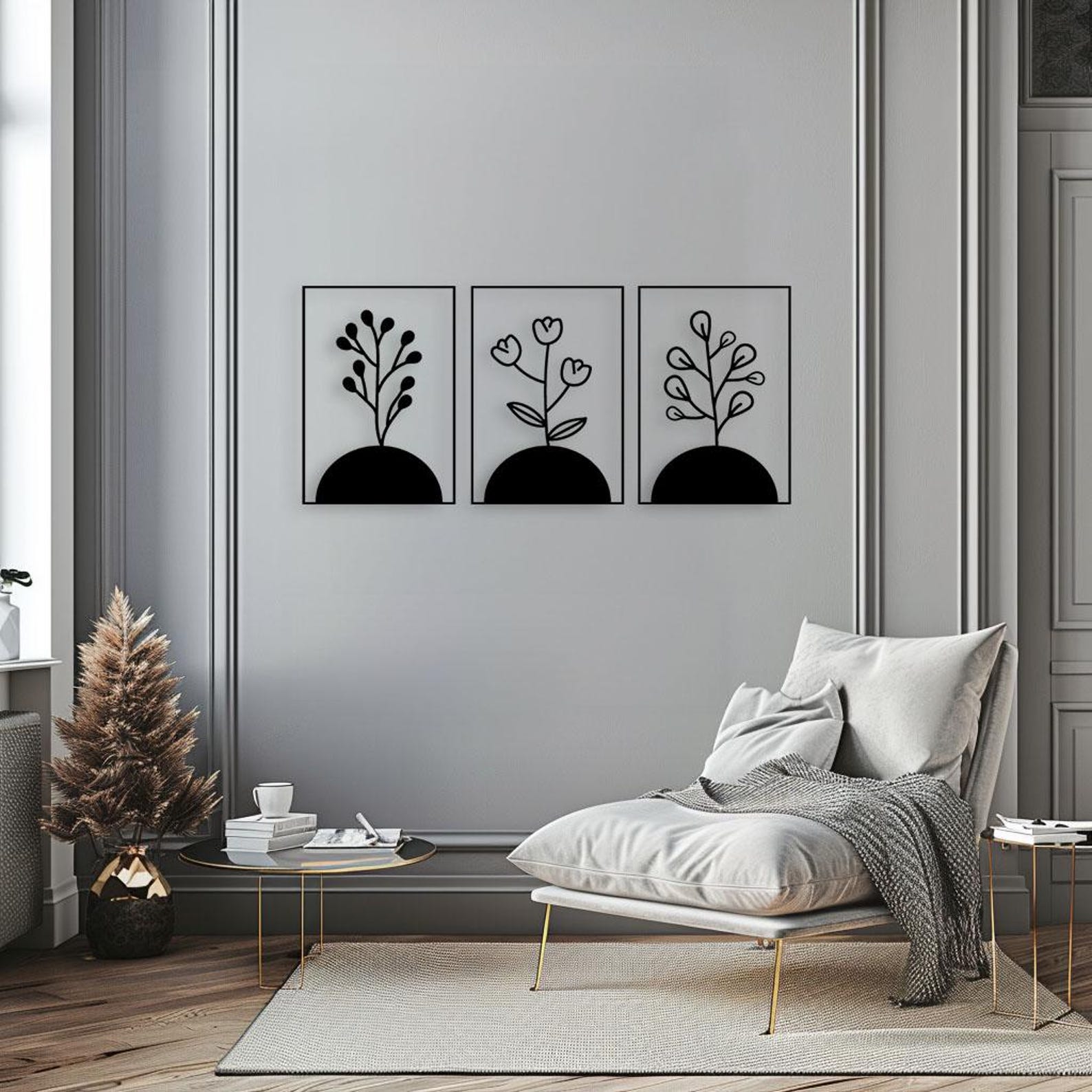 Minimalist Line Abstract Svg DXF Laser Cut Files, Geometric Shapes ...