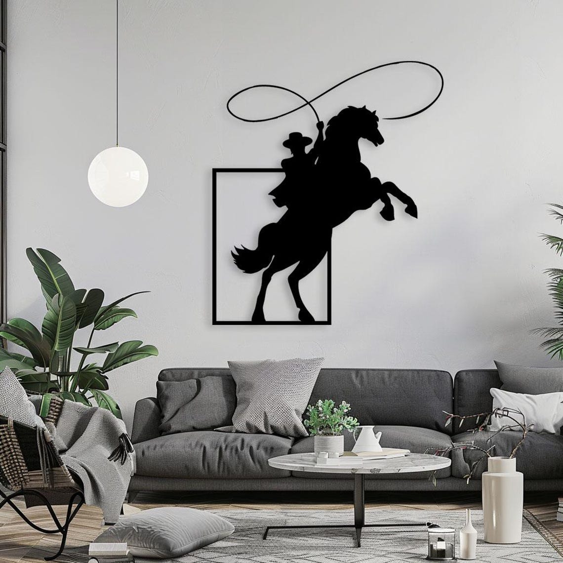 Cowboy Whip CNC Router Vinyl Cut Sticker, Cowboys Laser Cut Dxf ...