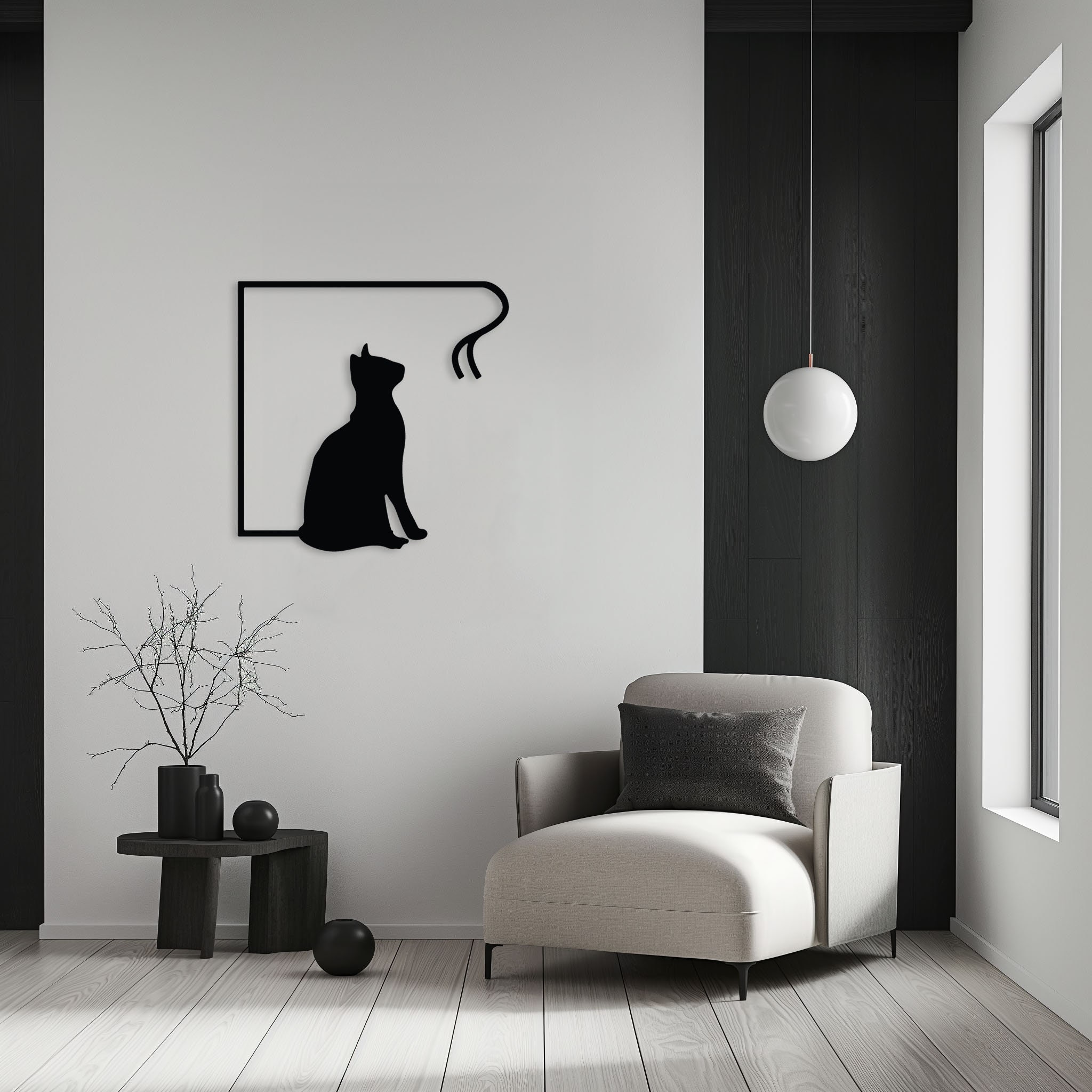 Cat Laser Cut Vector Files, Cat Dxf, Cat Silhouette, Cat Svg Home Decor ...