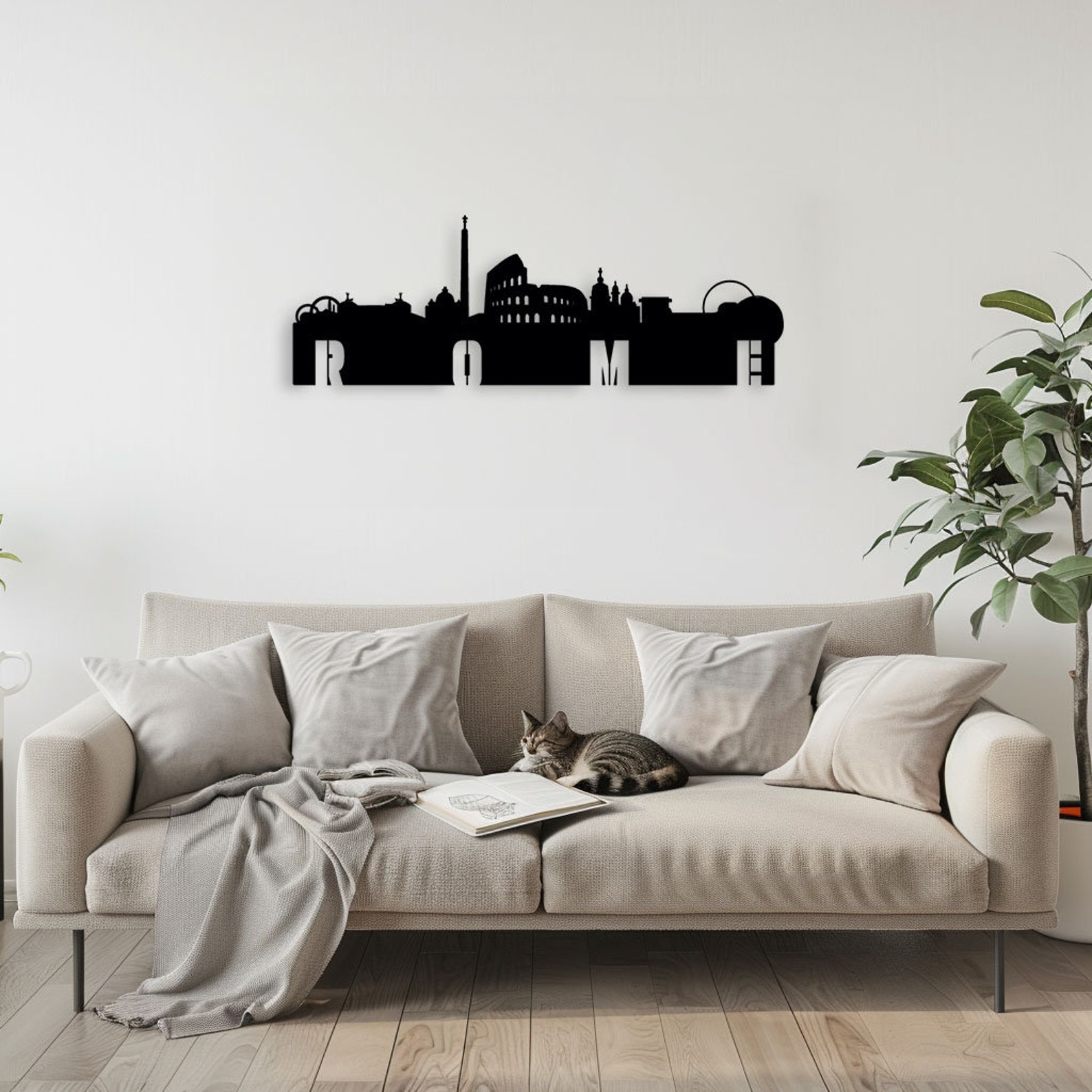 City Skyline Silhouette Wall Art Dxf Svg, Berlin Dxf, Rome Dxf, Zurich ...