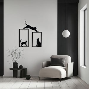 Cat Laser Cut Vector Files, Cat Dxf, Cat Silhouette, Cat Svg Home Decor ...