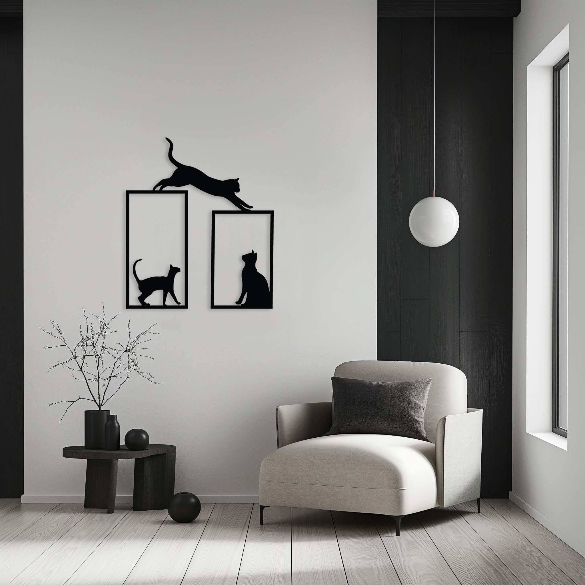 Cat Laser Cut Vector Files, Cat Dxf, Cat Silhouette, Cat Svg Home Decor ...