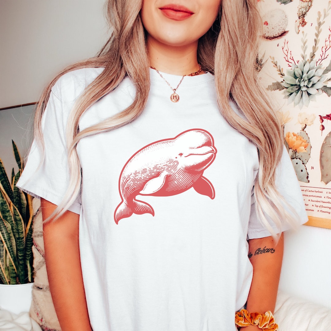 Beluga Whale Shirt, Beluga Shirt, Whale Gift, Animal Kingdom Shirt ...
