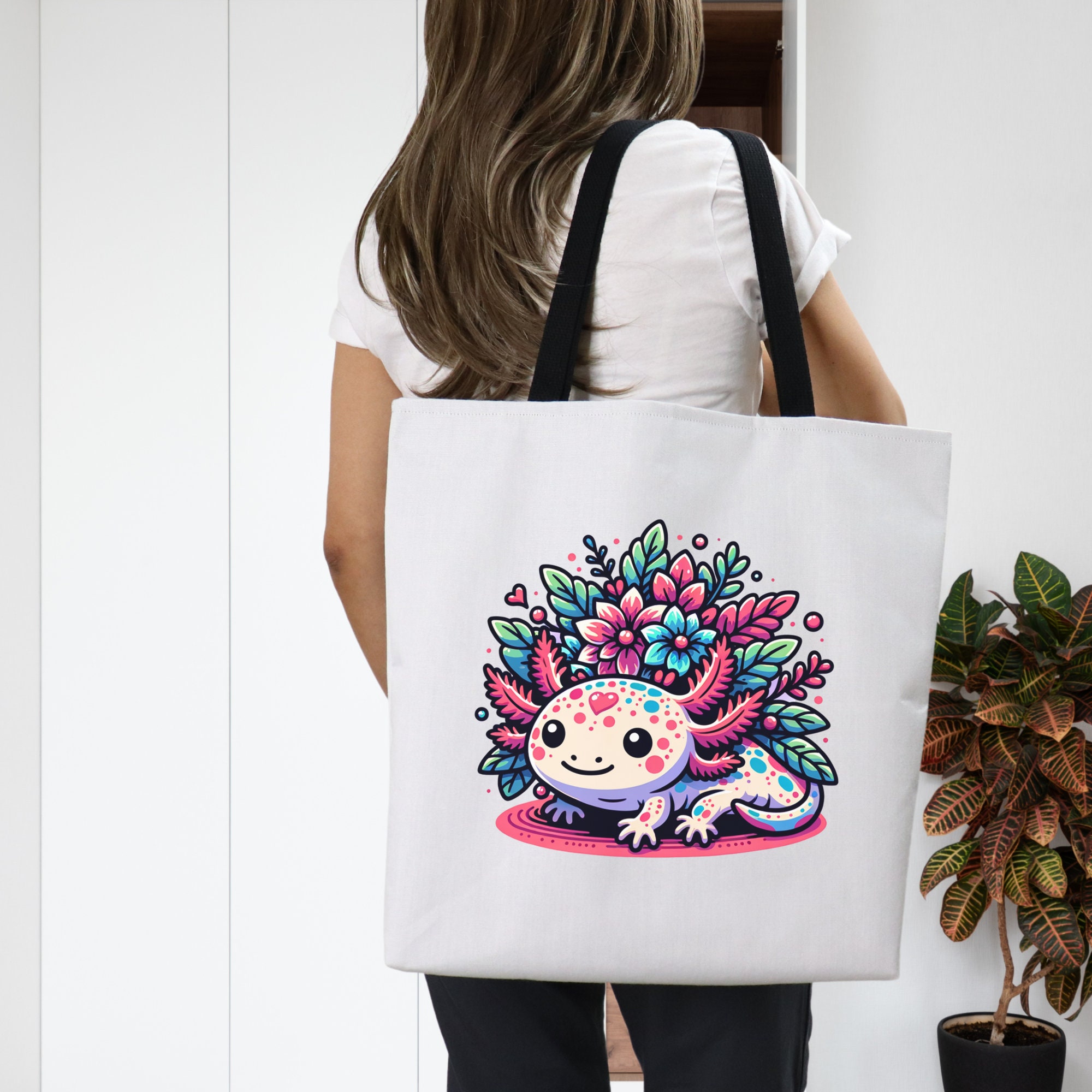 Axolotl Tote Bag, Axolotl Mom, Axolotl Lover, Axolotl Questions ...