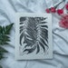 Palm Leaves Block Print 8 X 10 - Etsy