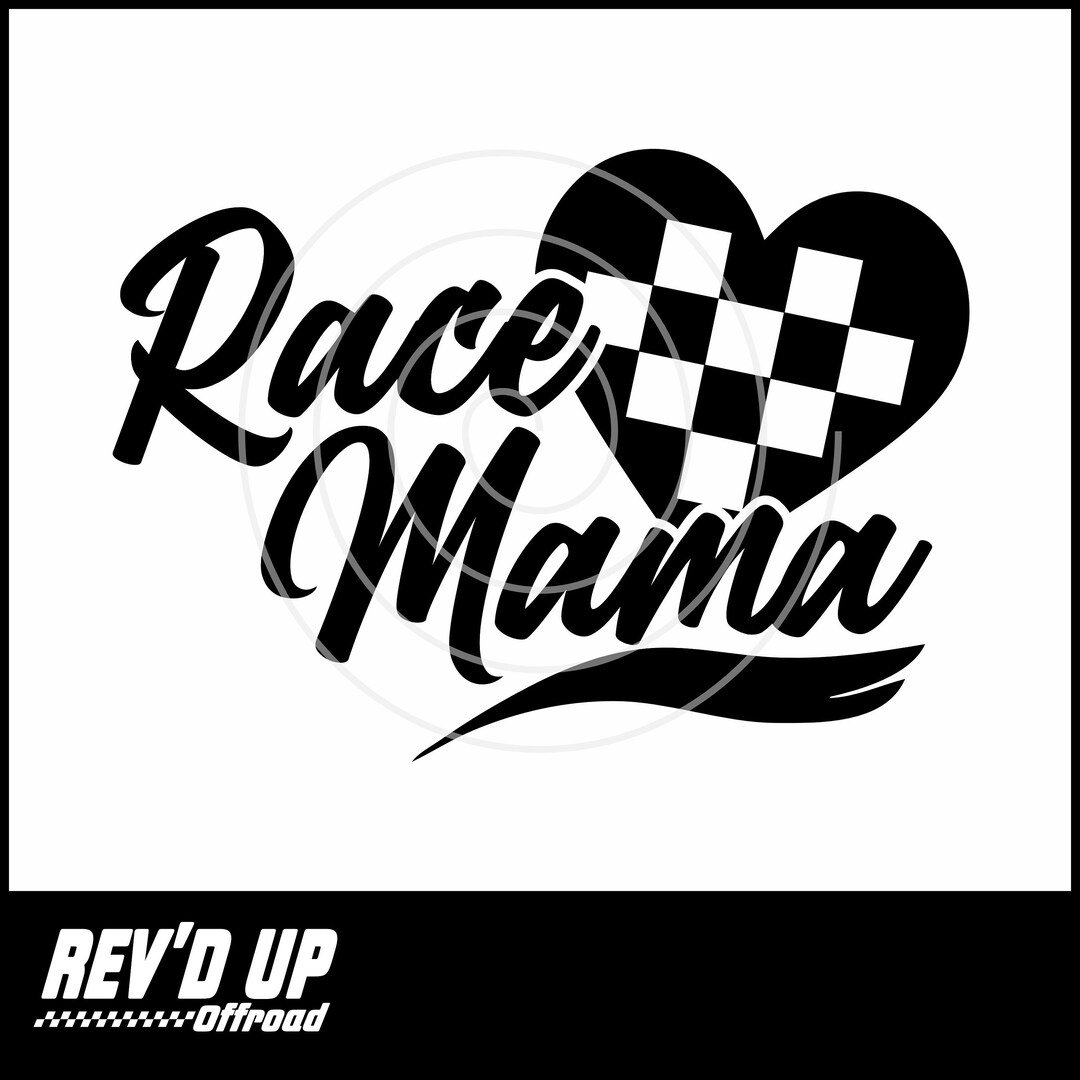 Race Mama Design SVG, EPS, PNG | Commercial and Personal Use - Etsy