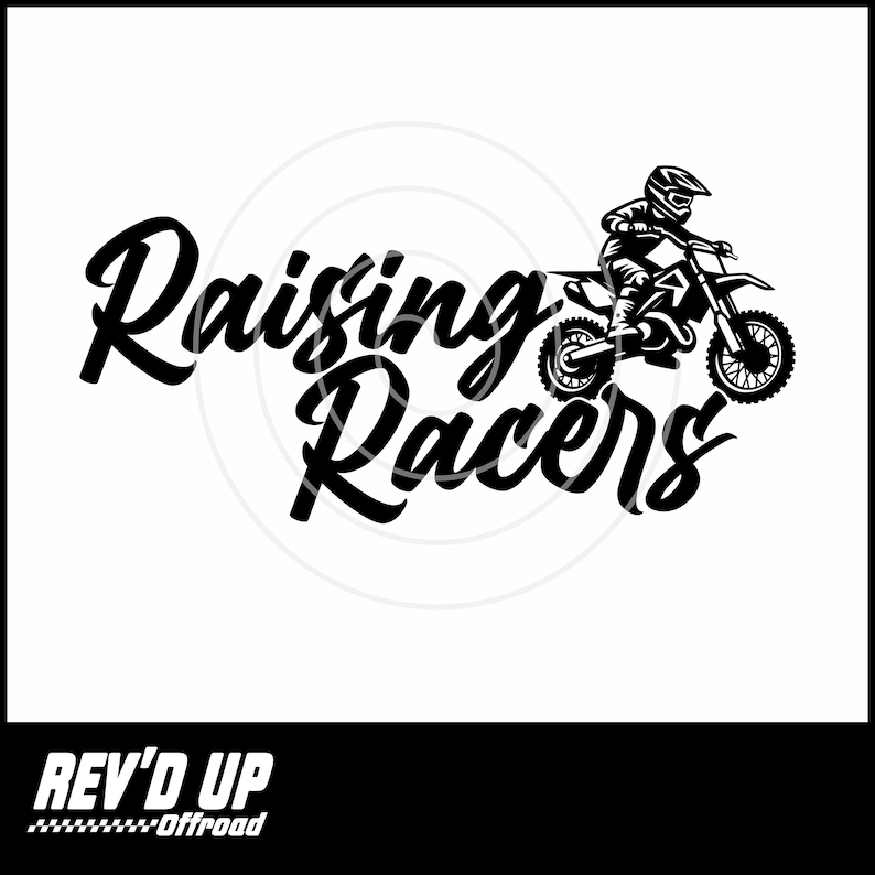 Raising Racers Design SVG, EPS, PNG | Commercial and Personal Use - Etsy