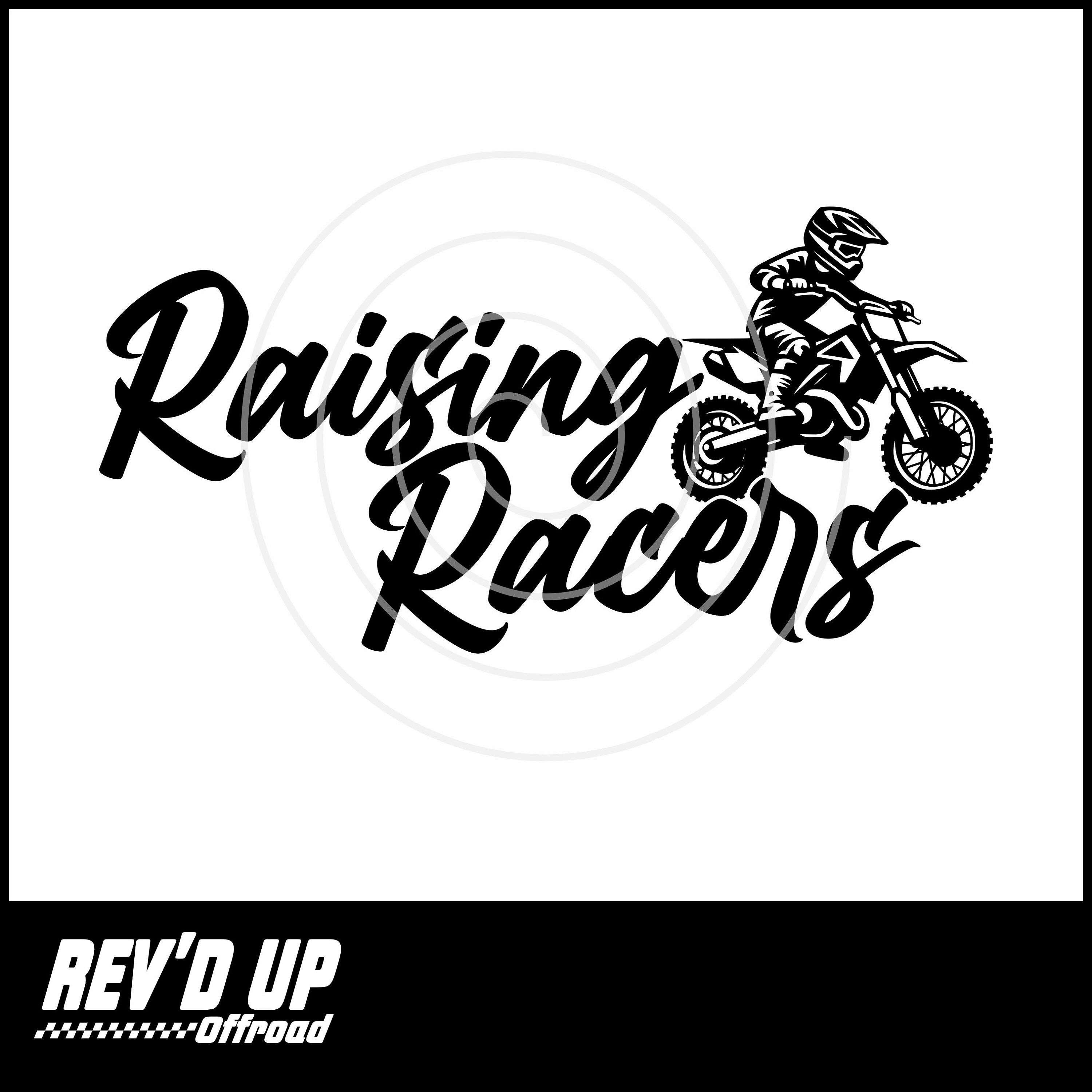 Raising Racers Design SVG, EPS, PNG | Commercial and Personal Use - Etsy