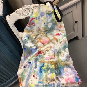 Handpainted Apron by Artist - Etsy