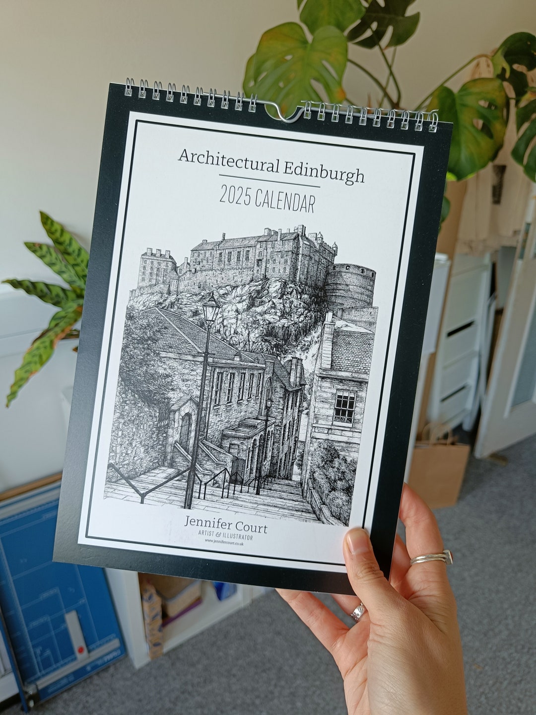 2025 'architectural Edinburgh' Calendar Architectural Pen & Ink ...