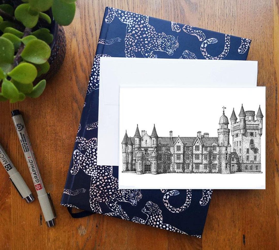 Balmoral Castle, Ballater • Blank Greetings Card or Birthday Card ...