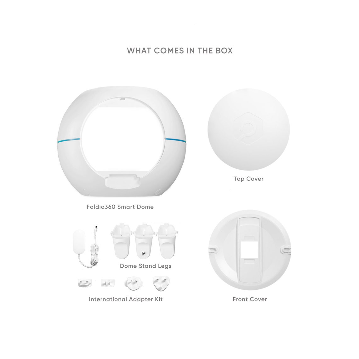 Foldio360 Smart Dome all-in-one Smart Lightning Turntable With Built-in LED Light Auto Shooting ...