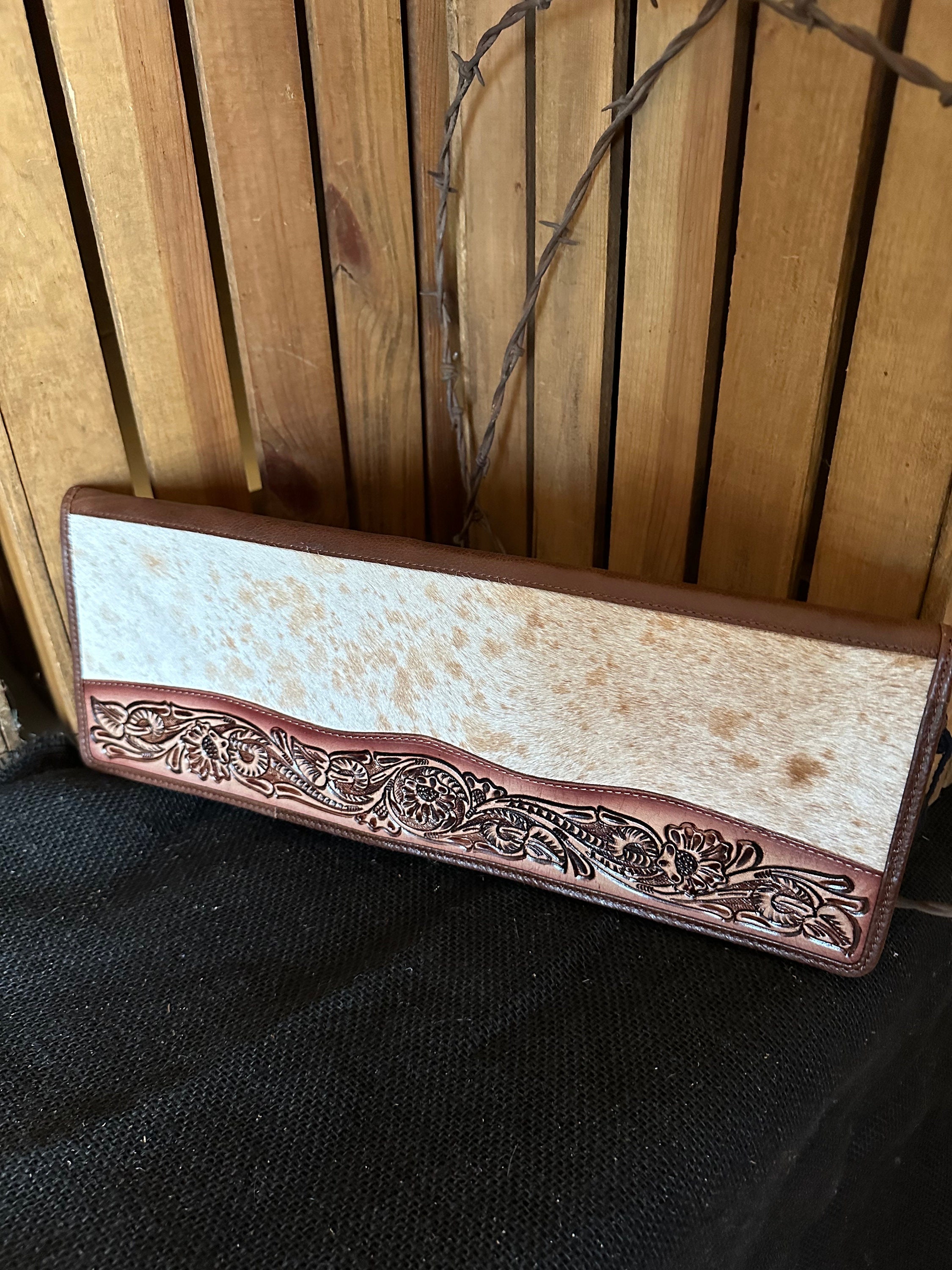 Custom Branded Western Cowhide Jewelry Case, Personalized Cow Brand ...