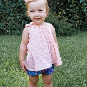 Swing Top PDF Sewing Pattern - Tie Strap Design (0-10 Years) - Etsy