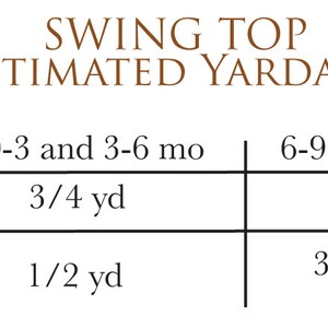 Swing Top PDF Sewing Pattern - Tie Strap Design (0-10 Years) - Etsy