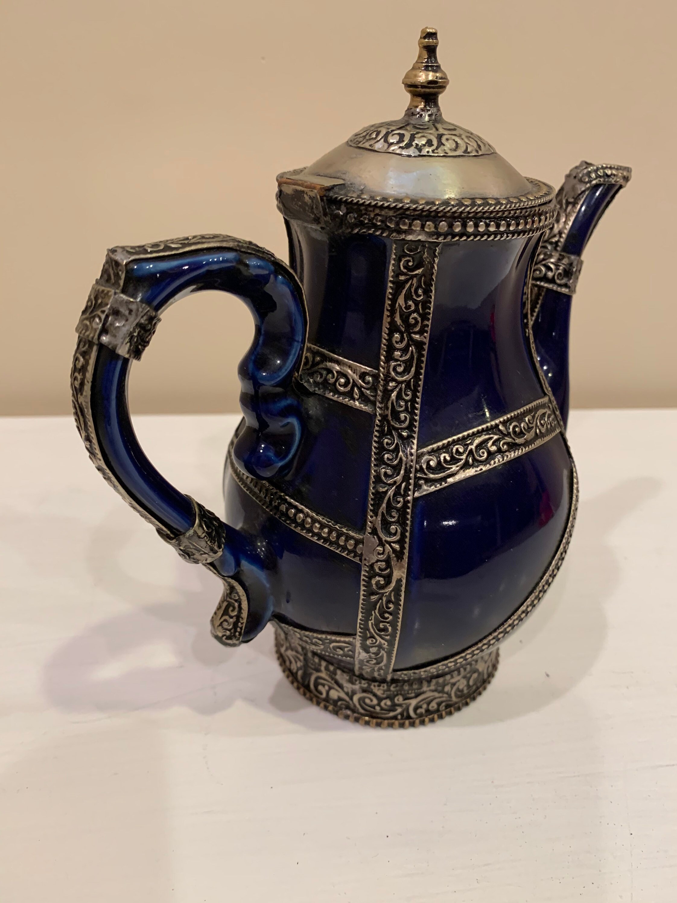 Rare Vintage Peacock Tea Pot - Etsy