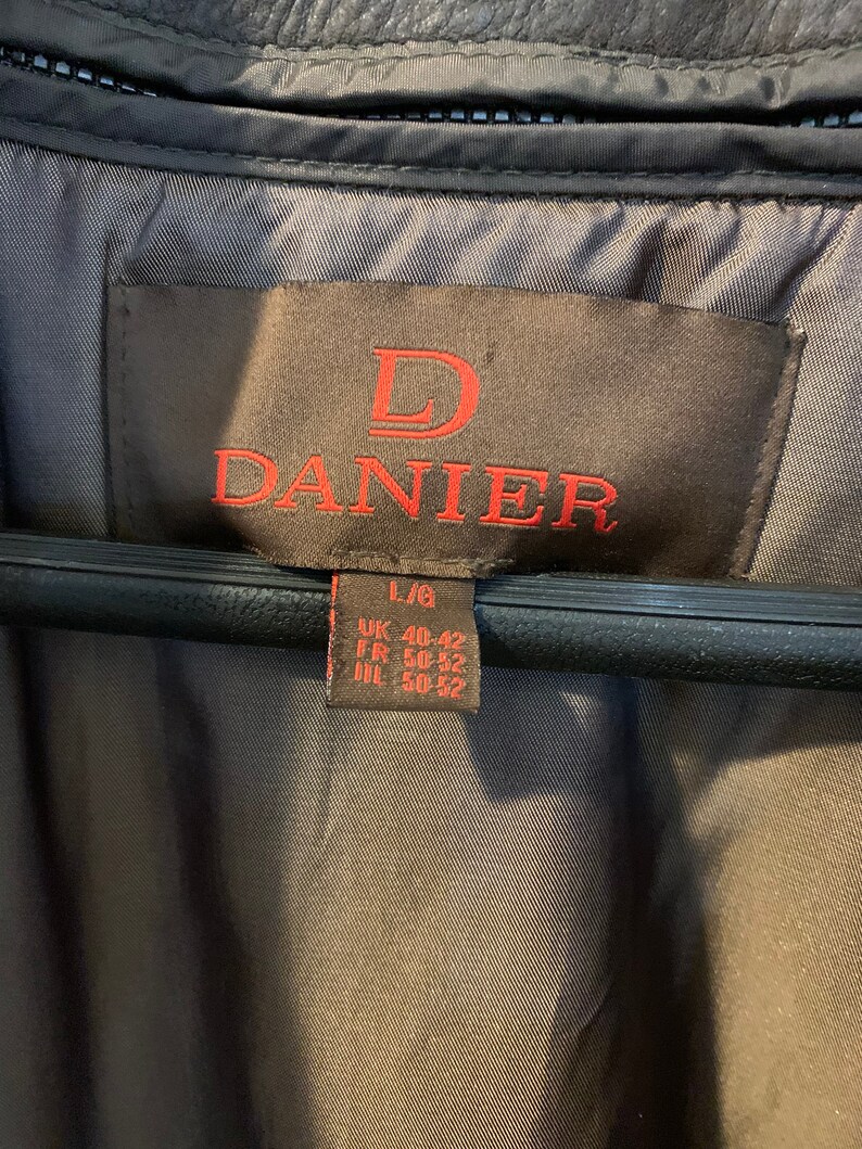 Vintage Men’s Danier Leather Jacket - Etsy
