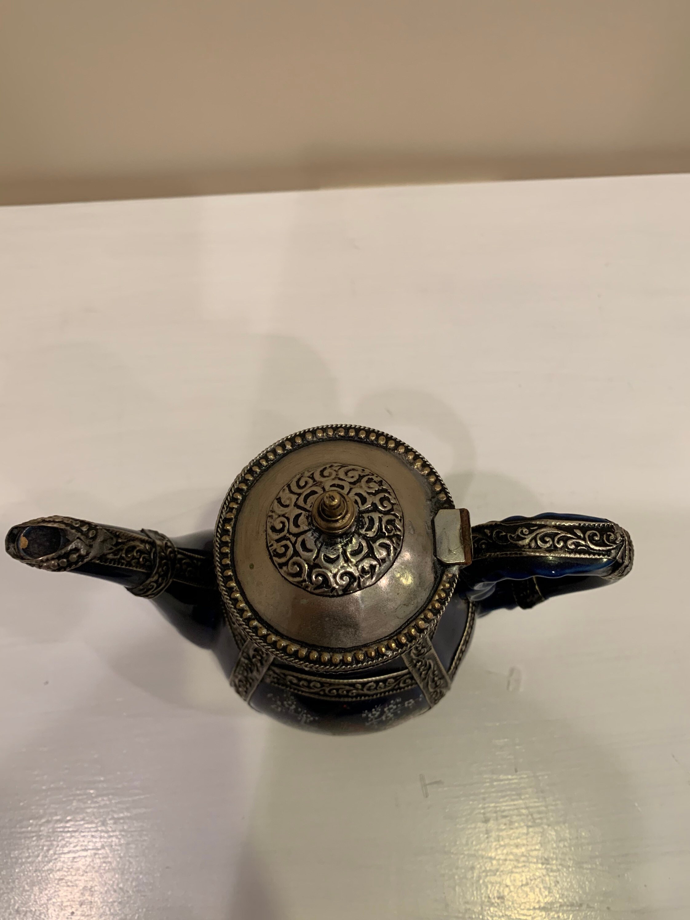 Rare Vintage Peacock Tea Pot - Etsy