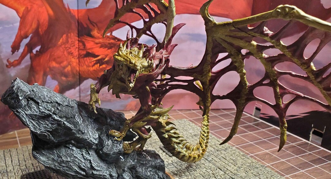 Dracolich: Vicious Undead Dragon Figurine - Etsy
