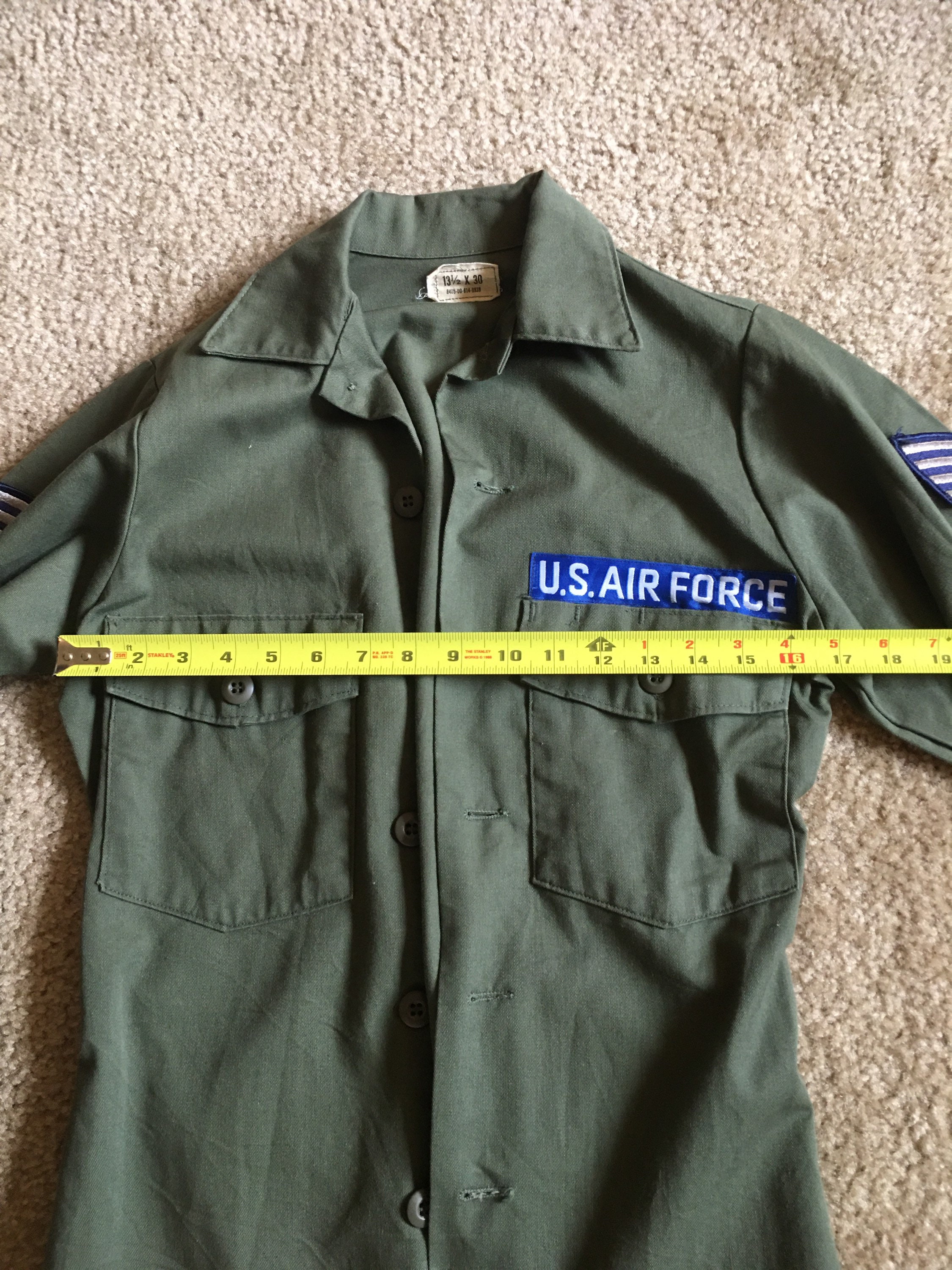 1980s OG 507 Air-force Fatigue Shirt - Etsy