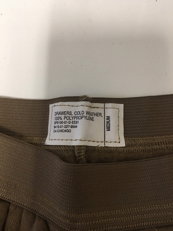 Military Polypropylene Long Underwear