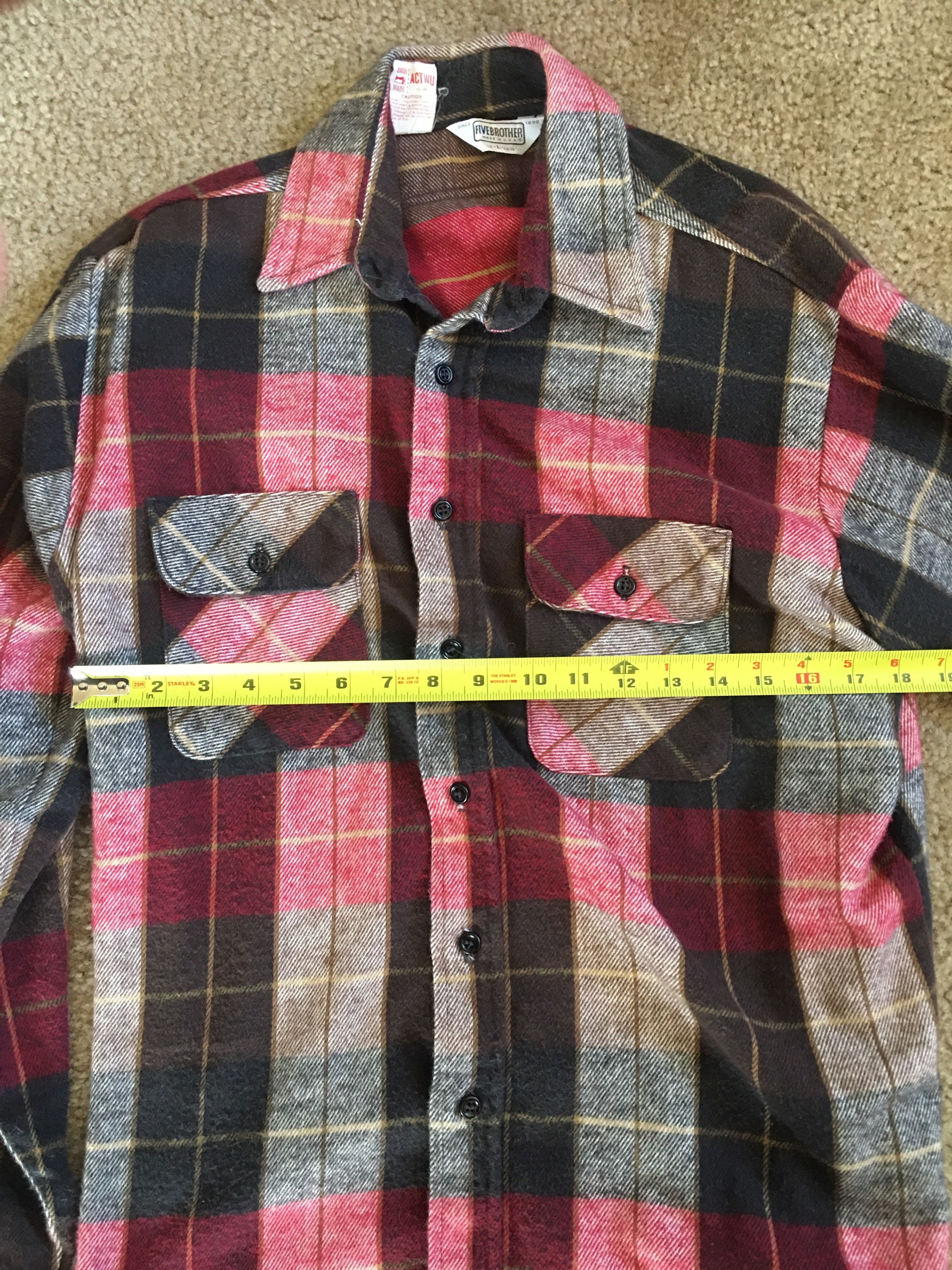 Five Brothers Flannel Shirt. - Etsy