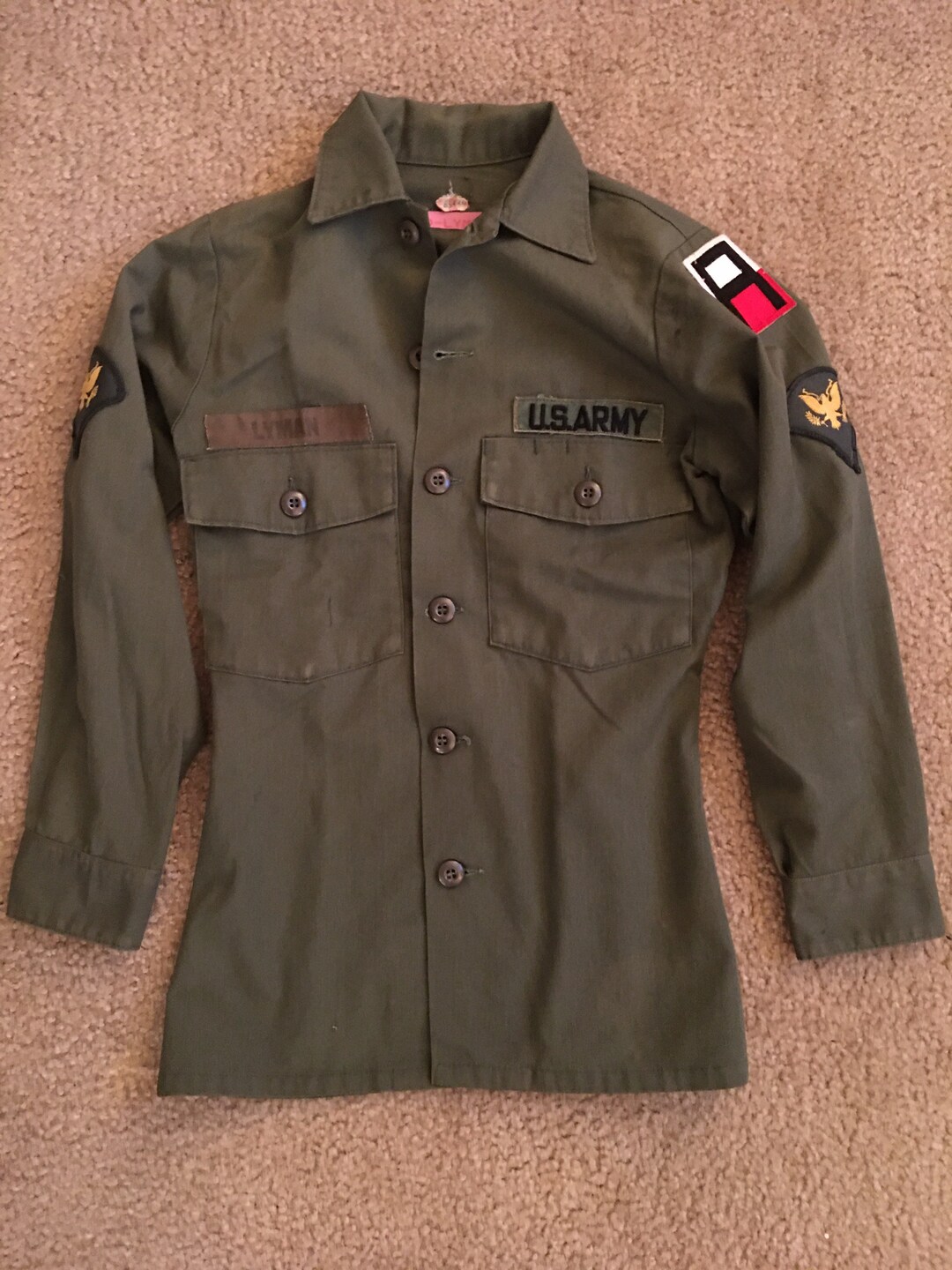 1978 OG 107 Fatigue Shirt. Very Good Condition. - Etsy