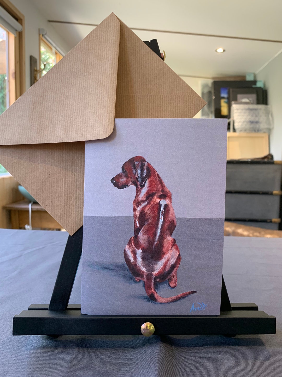 Rhodesian Ridgeback Greeting Card - Etsy