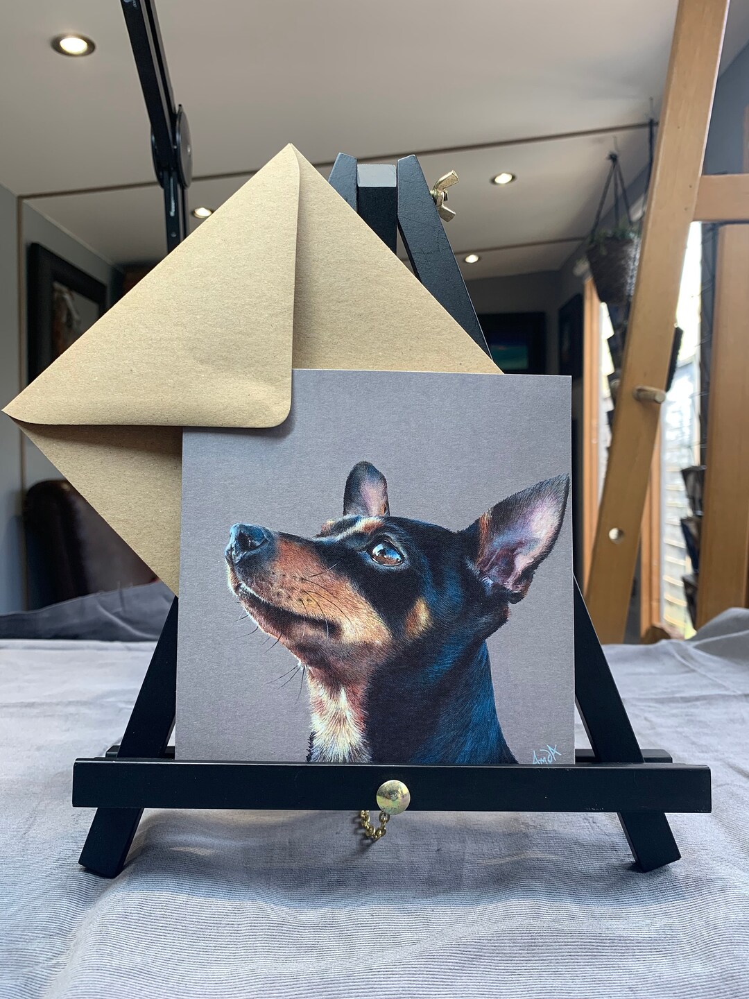 Miniature Pinscher Greeting Card - Etsy