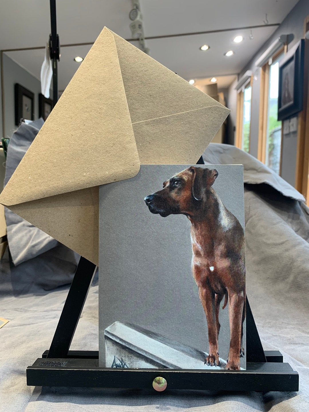 Rhodesian Ridgeback Greeting Card - Etsy