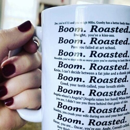 The Office Coffee Station Sign-boom Roasted - Etsy